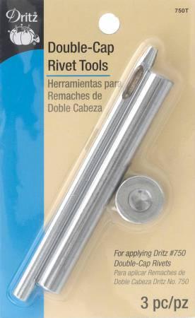 Double-Cap Rivet Tools Nickel – The Crabby Quilter