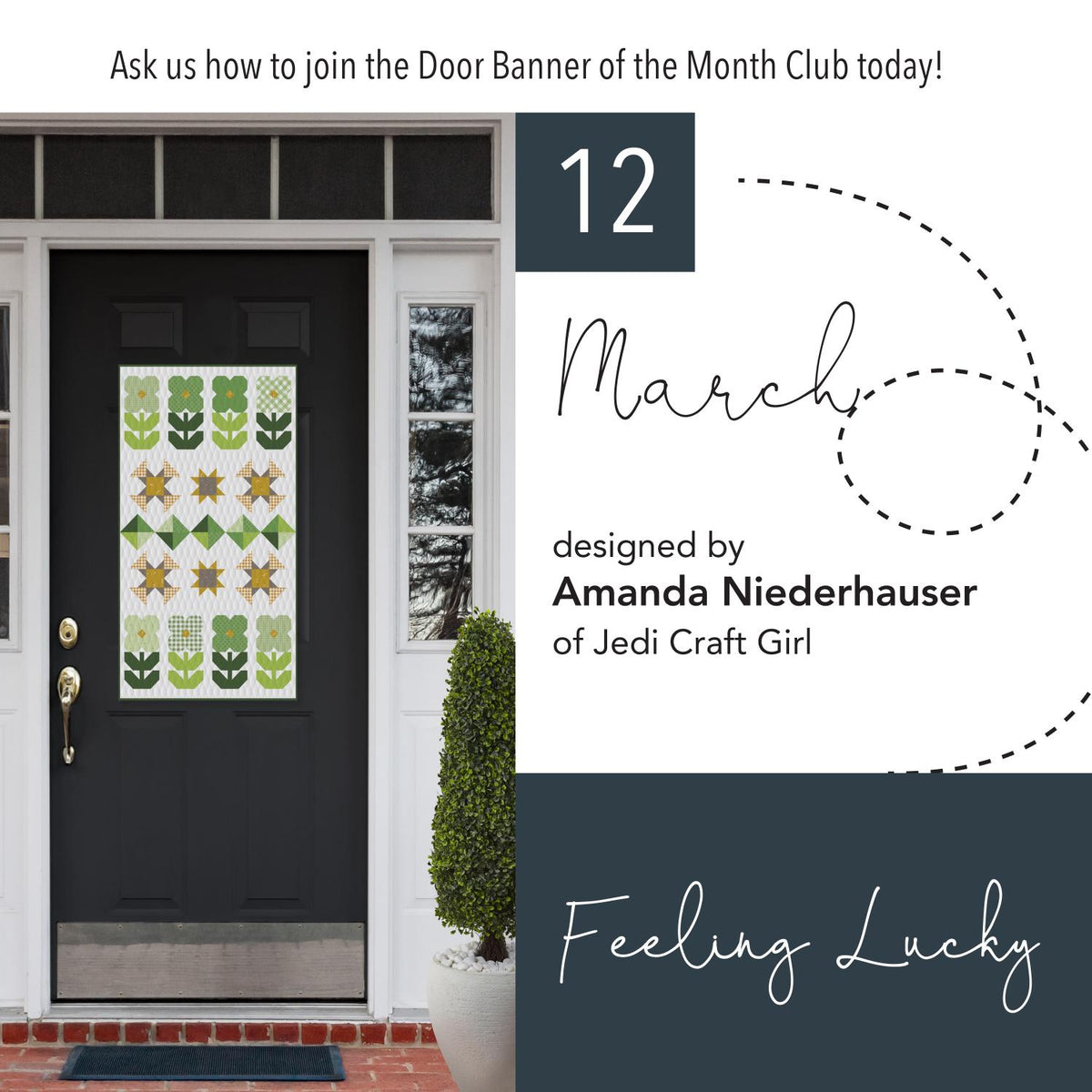 Riley Blake Door Banner-Feeling Lucky – The Crabby Quilter