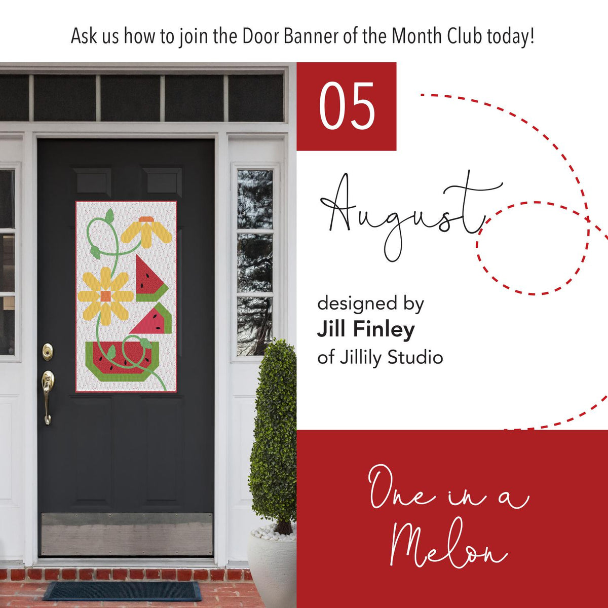 Riley Blake Door Banner- One in a Melon – The Crabby Quilter